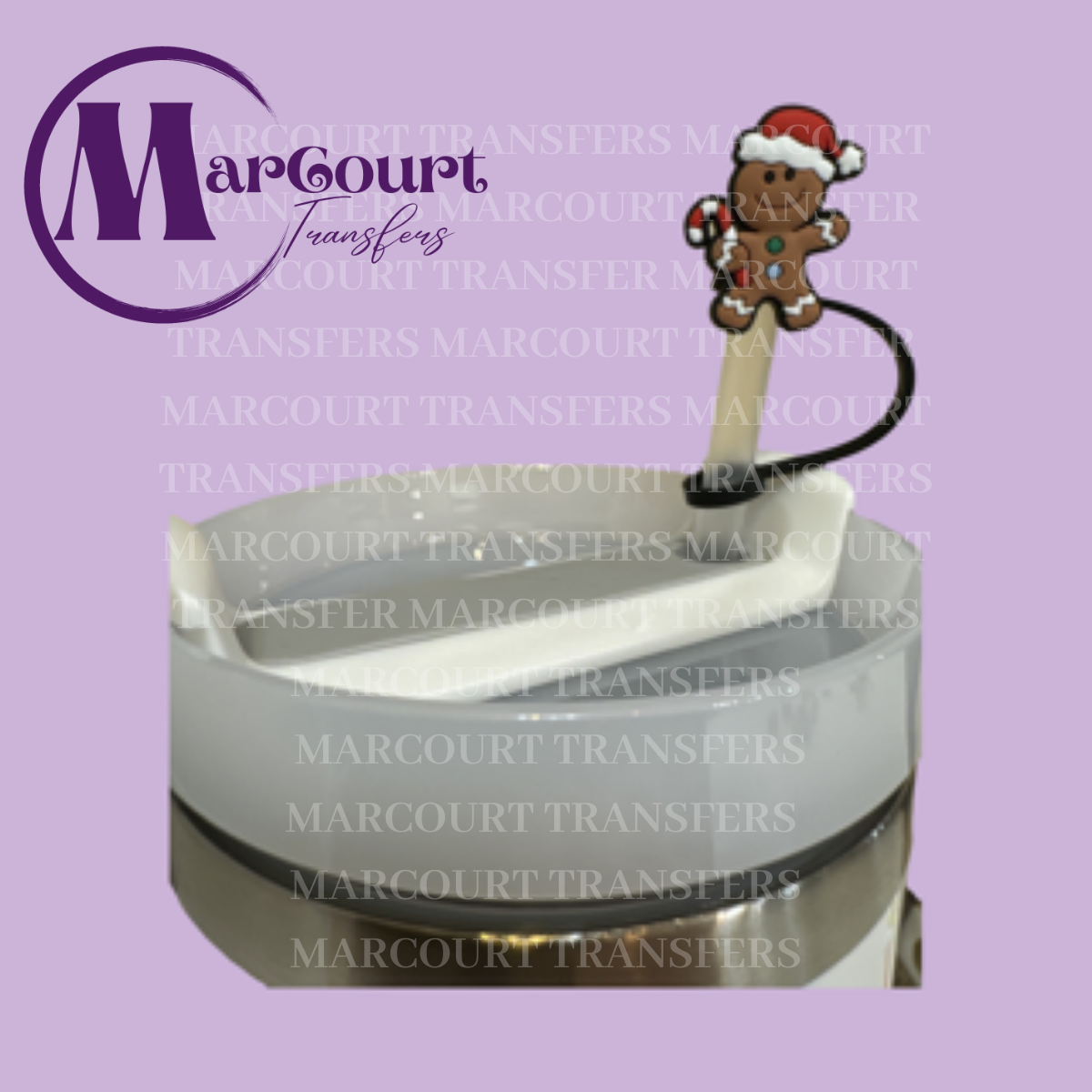 GINGERBREAD MAN-STRAW TOPPER – MarCourt Transfers