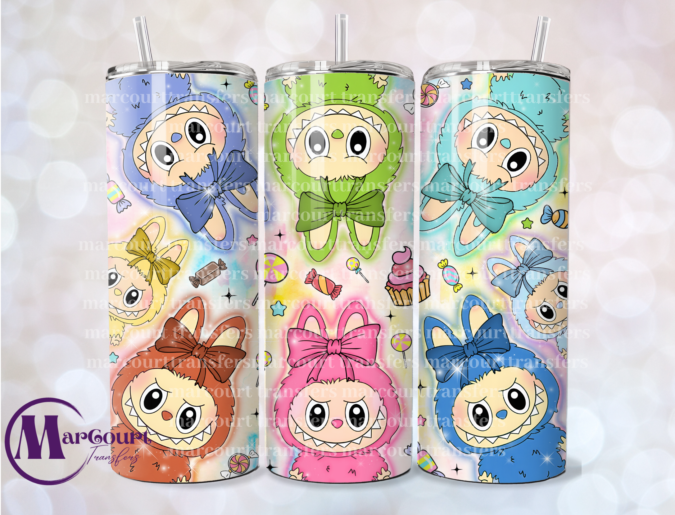 LABUBU #2-20 OZ-UV DTF CUP WRAP – MarCourt Transfers