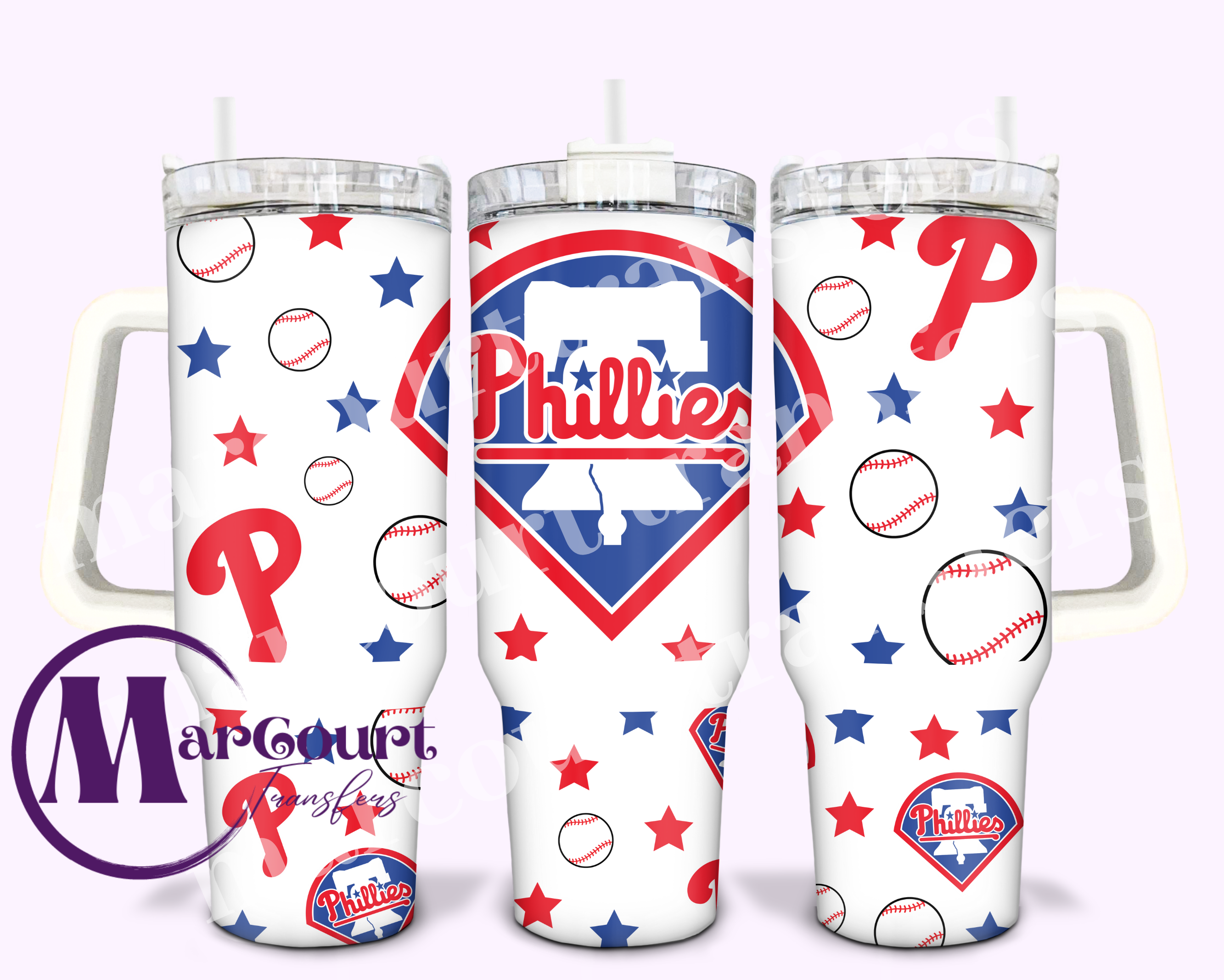 PHILADELPHIA PHILLIES-40 0Z-UV DTF CUP WRAP – MarCourt Transfers